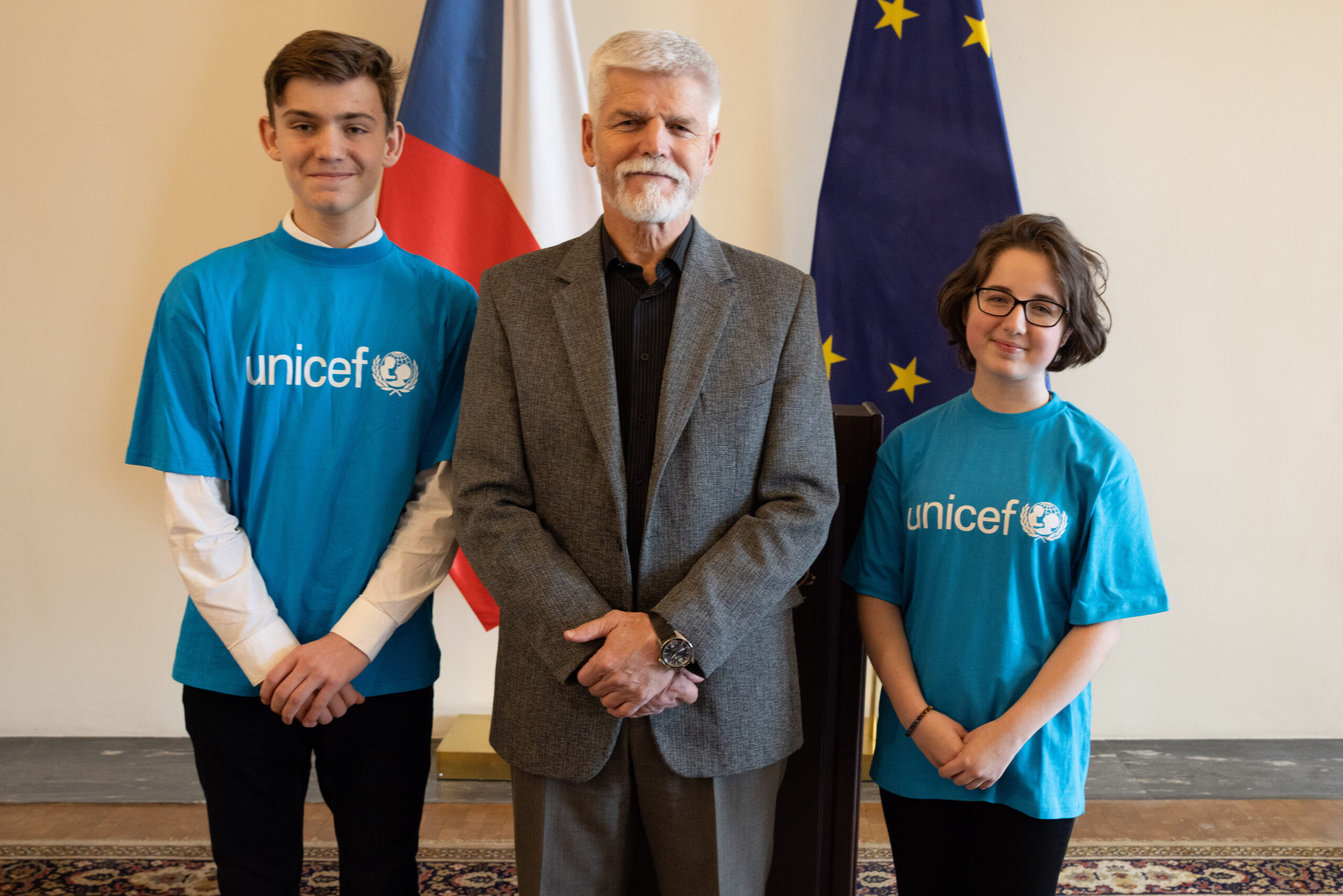 Děti Česka strávily Světový den dětí s prezidentem | UNICEF Česká republika